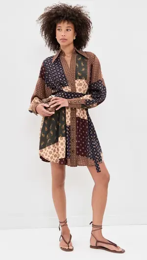 Zimmermann Tuck Mini Dress