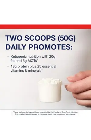 METAGENICS Ketogenic Low Carb Protein Shake Powder Vanilla 14 Servings