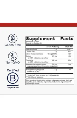 METAGENICS Bone Builder Comprehensive Strength Supplement Tablets 90 Tablets