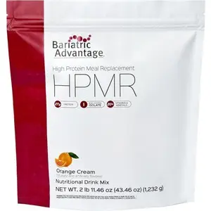 BARIATRIC ADVANTAGE High Protein Meal Replacement Drink Mix Whey Isolate Powder 43.46 Oz - None