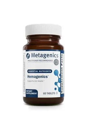 METAGENICS Hemagenics Iron Supplement With B12 B6 And Folate Tablets 60 Tablets - None