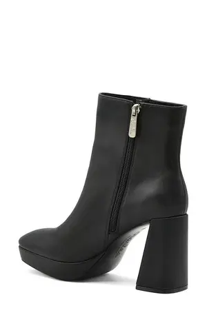 Charles By Charles David Narah Block Heel Platform Bootie - Black-sm