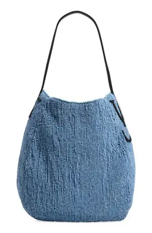 JW Anderson Beaded Small Bulb Bag - Blue 800