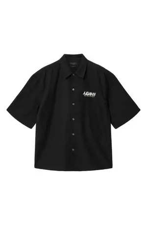 ALLSAINTS Synth Short Sleeve Button-up Shirt