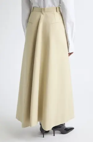 EENK Draped Back A-line Skirt