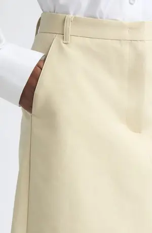 EENK Draped Back A-line Skirt