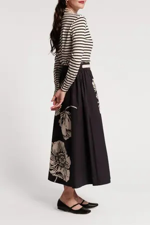 FRANCES VALENTINE Phoebe Midi Skirt