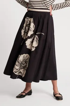 FRANCES VALENTINE Phoebe Midi Skirt