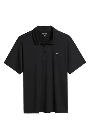 SANTO STUDIO Tempo Performance Polo - Black