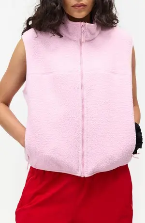 HALFDAYS Chapelle High-pile Fleece Vest - Bisou