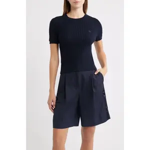 ROWING BLAZERS Sheep Cotton Cable Sweater - Navy