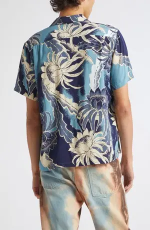 JW Anderson Floral Viscose Camp Shirt