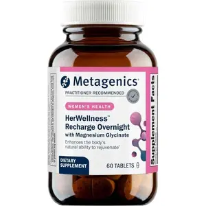 METAGENICS Herwellness Recharge Overnight Sleep Support Supplement Tablets 60 Tablets - None