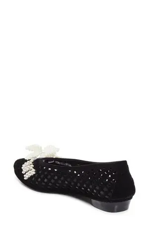 HEAVENLY JELLY Embellished Ballet Flats