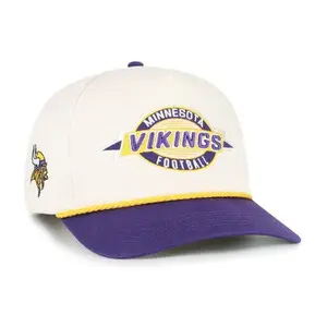 '47 Minnesota Vikings Frame Out Two Tone Hitch Adjustable Hat - Natural