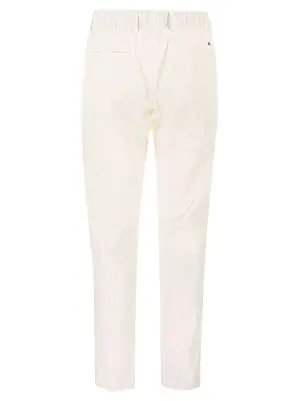 Herno Trousers With Pleats - Cream