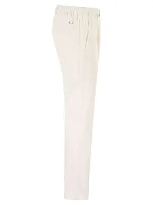 Herno Trousers With Pleats - Cream