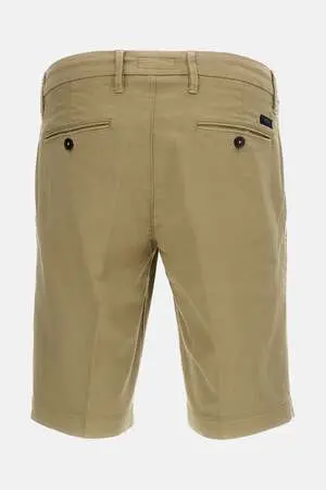 FAY Stretch Cotton Gabardine Chino Bermuda Shorts