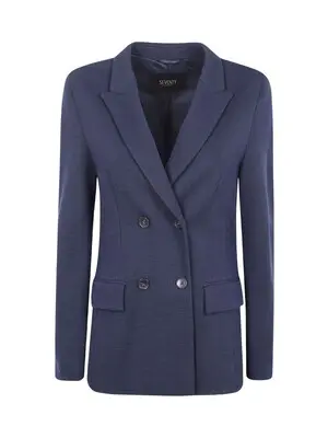 SEVENTY VENEZIA Double Breasted Blazer