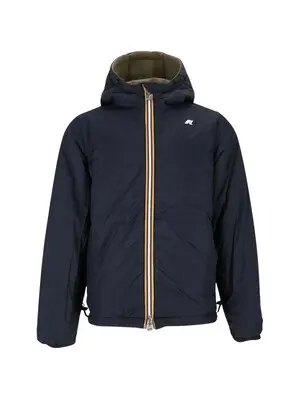 K-WAY Jack Spacer Nylon Double Jacket - Green