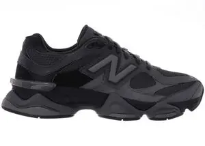 NEW BALANCE 9060 Grey Toe Sneakers - Black