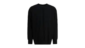 Comme Des Garçons Cotton Crewneck Sweatshirt - Black