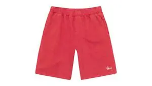 StÜssy Double Layer Jersey Short - Red