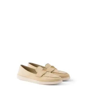 Prada Suede Leather Loafers