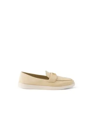 Prada Suede Leather Loafers