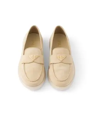 Prada Suede Leather Loafers