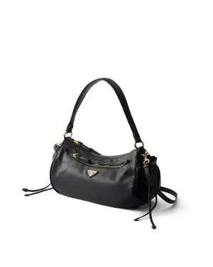 Prada Desiree Small Leather Bag - Black