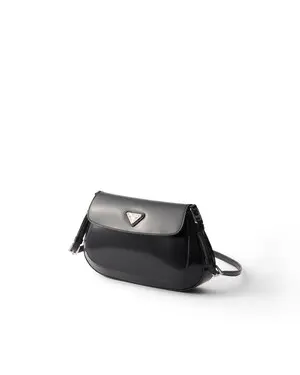 Prada Cleo Brushed Leather Shoulder Bag