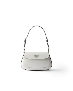 Prada Cleo Brushed Leather Shoulder Bag