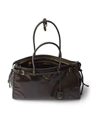 Prada Bonnie Large Leather Handbag - Green