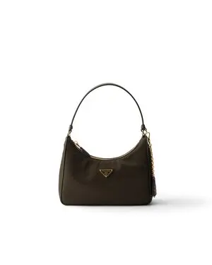 Prada Re-edition 2005 Re-nylon And Saffiano Mini Bag - Green