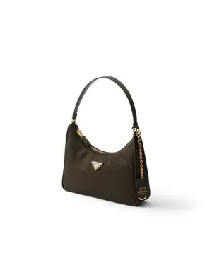 Prada Re-edition 2005 Re-nylon And Saffiano Mini Bag - Green