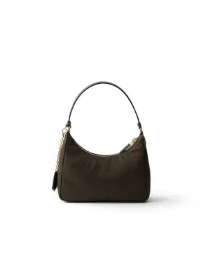 Prada Re-edition 2005 Re-nylon And Saffiano Mini Bag - Green