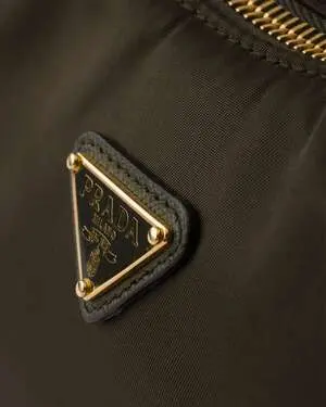 Prada Re-edition 2005 Re-nylon And Saffiano Mini Bag - Green