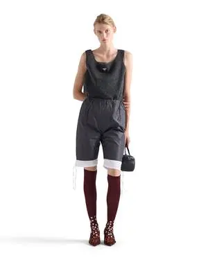 Prada Taffeta Bermuda Shorts