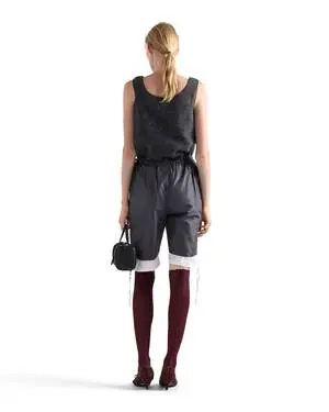 Prada Taffeta Bermuda Shorts