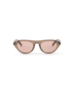 Prada Sunglasses With Iconic Metal Plaque - Lenses
