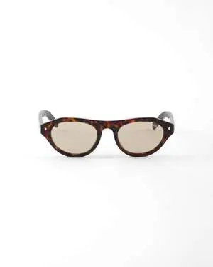 Prada Sunglasses With The Iconic Metal Plaque - Lenses