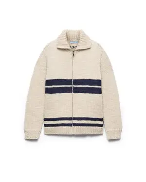 Prada Wool Zipper Cardigan