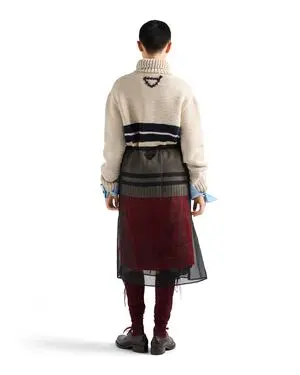 Prada Wool Zipper Cardigan
