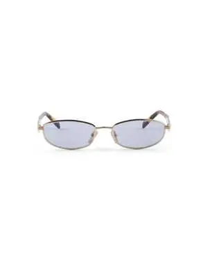 Prada Metal Frame Sunglasses With Logo