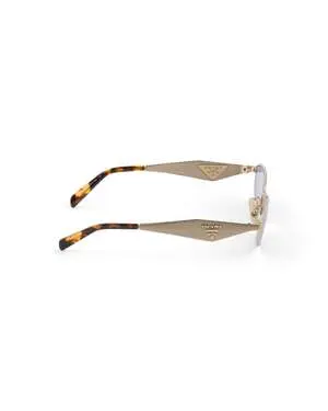 Prada Metal Frame Sunglasses With Logo
