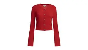 GANNI Merino Wool Cardigan