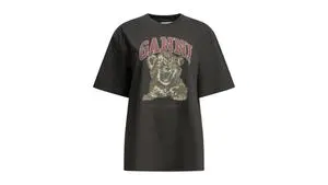 GANNI Baby Tiger Crewneck Sweat-shirt T-shirt