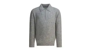 NN.07 Alfie Alpacablend Polo Shirt Sweater - Grey