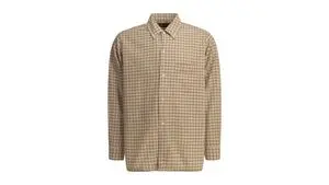BEAMS Open Bd Sucker Casual Shirt - Orange